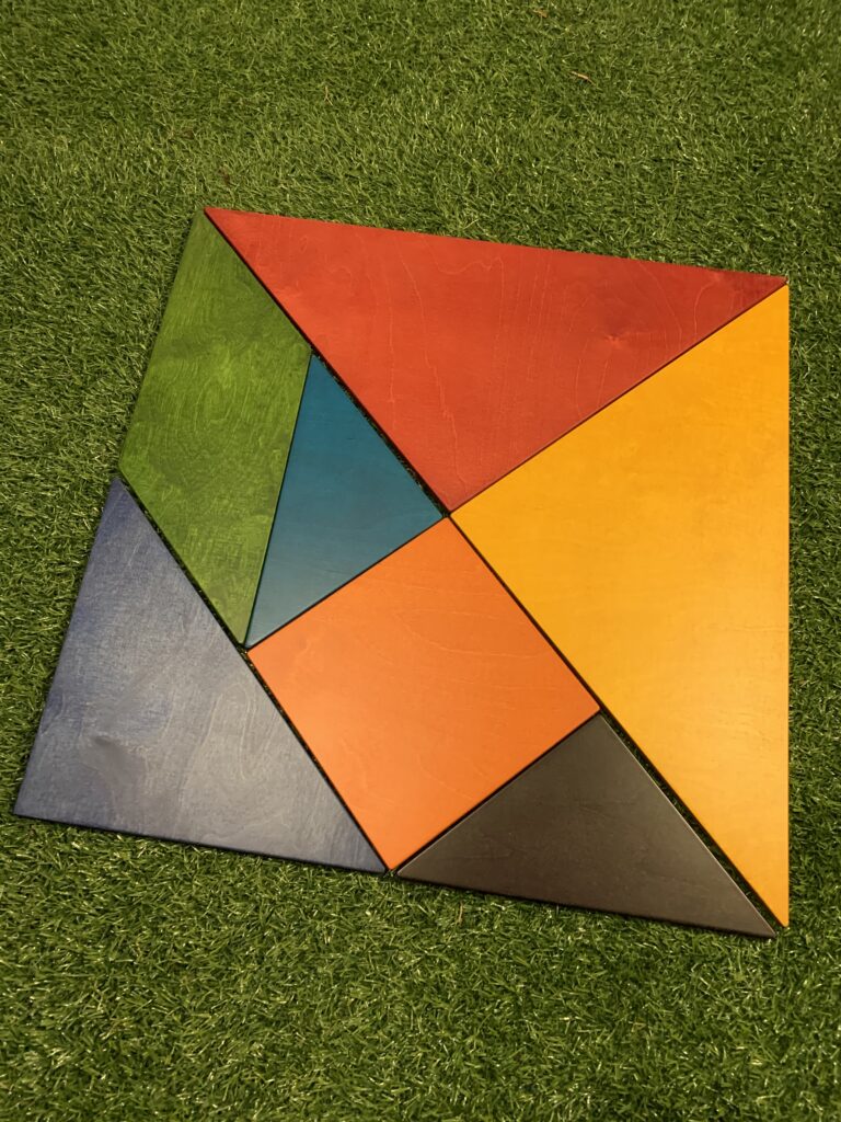 Large Wooden Tangrams - DIY team Building Activities